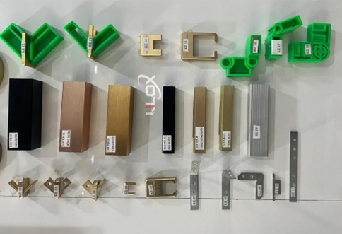 TAY VỊN NHÔM 3D LILOX PHỤ KIỆN CHO CẦU THANG KÍNH HIỆN ĐẠI